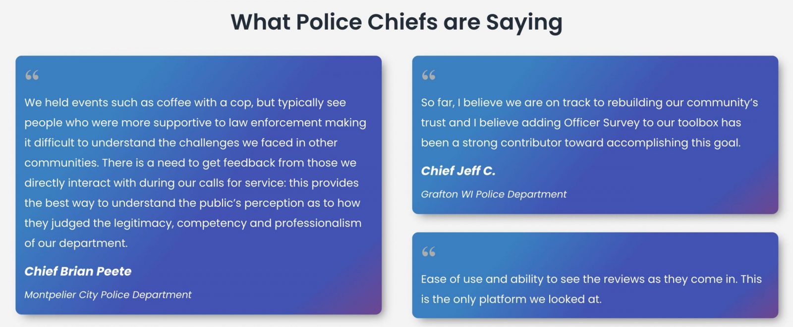 Community Feedback Survey + 3 Strategies