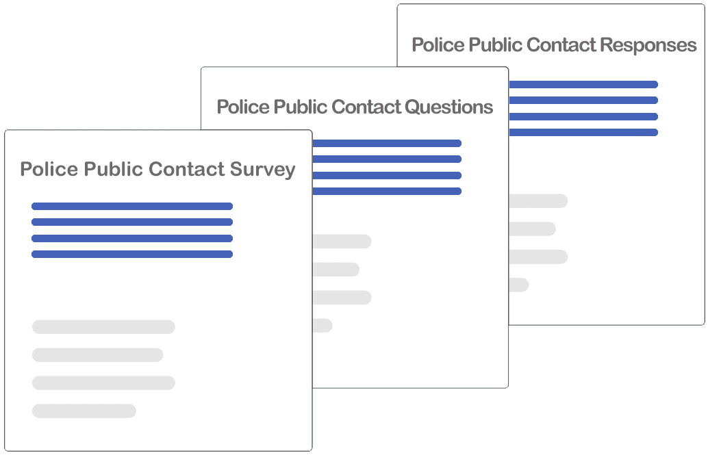 Police Public Contact Surveys - Officer Survey